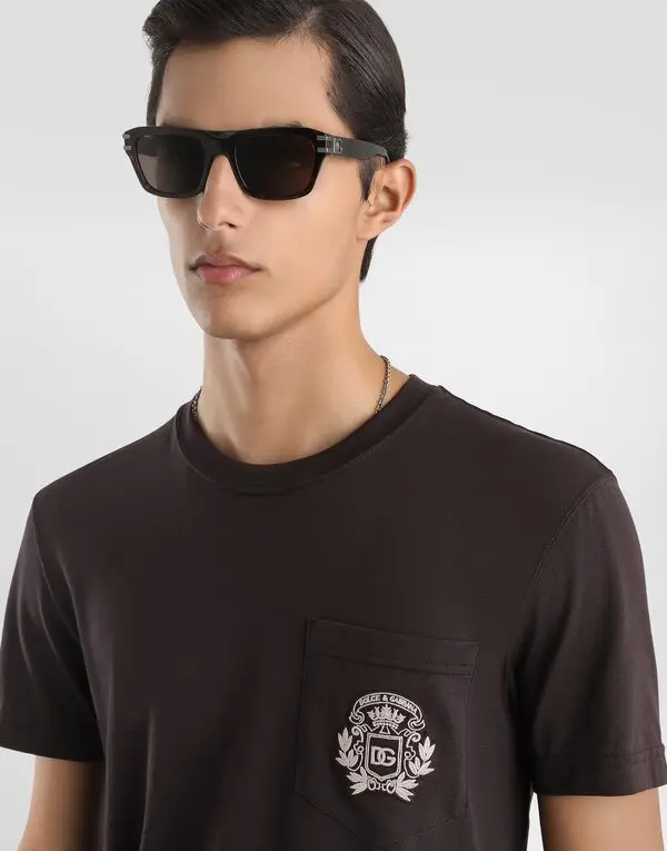 Dolce & Gabbana Cotton T-shirt With Embroidery