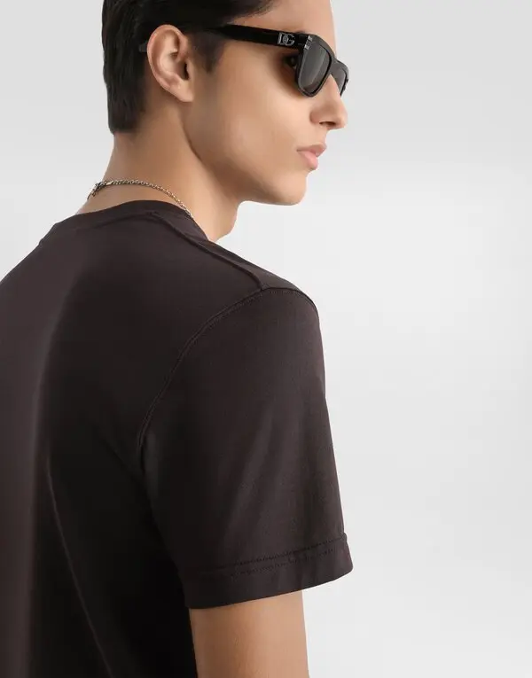 Dolce & Gabbana Cotton T-shirt With Embroidery