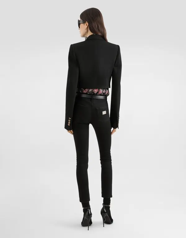 Dolce & Gabbana Flower Bouquet-print Chiffon Top