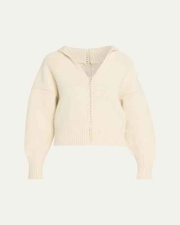 Ossou Wader Whipstitch Wool-blend Sweater
