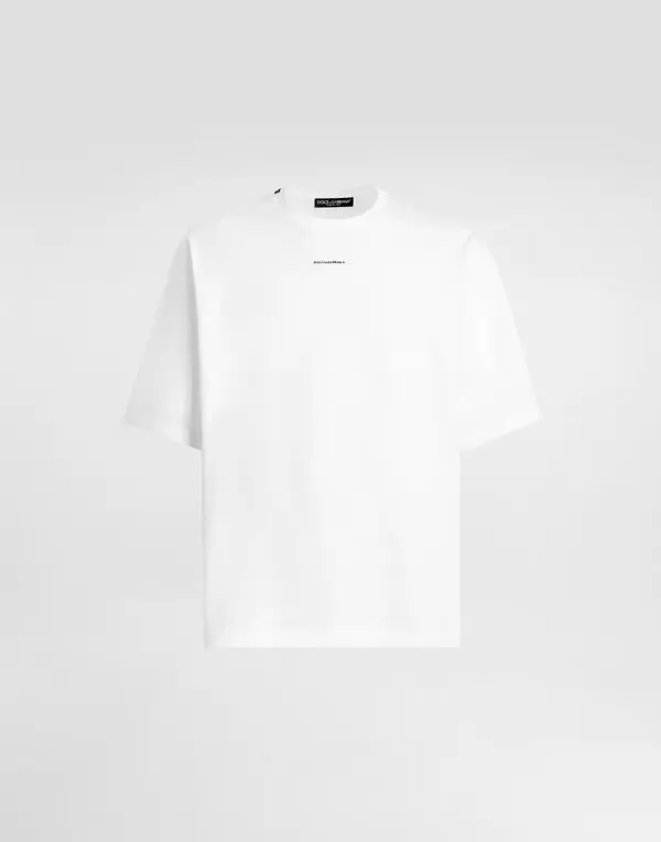 Dolce & Gabbana Oversized T-shirt With Print - White