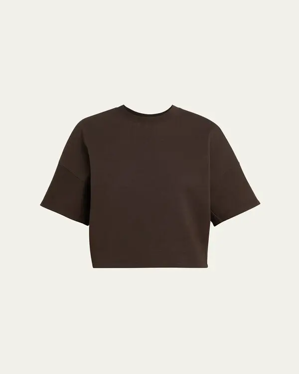 Ossou Rift Relaxed Boxy T-shirt - Loam
