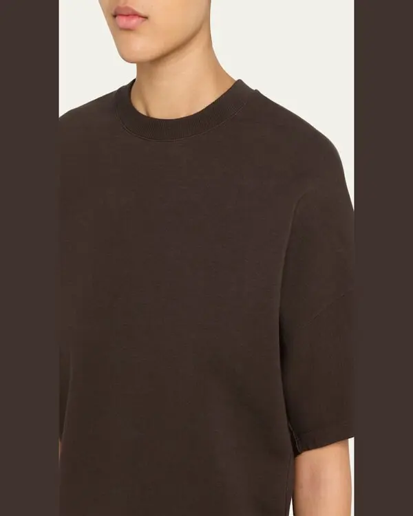 Ossou Rift Relaxed Boxy T-shirt - Loam