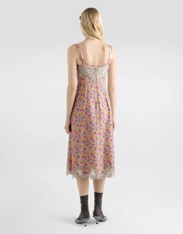 Dolce & Gabbana Floral-print Slip Dress
