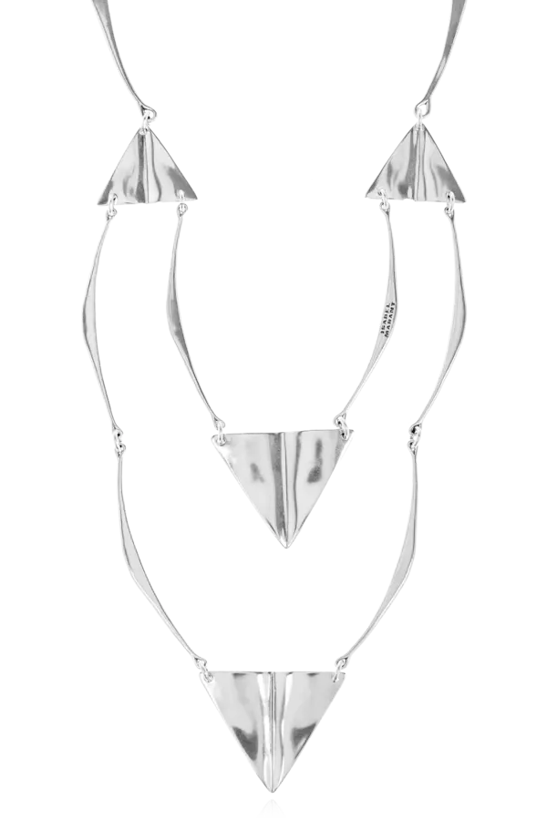 Isabel Marant Brass Necklace - Silver