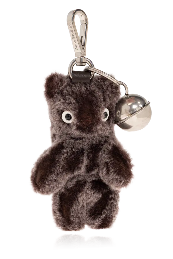 Acne Studios Bear-shaped Keychain - Brown