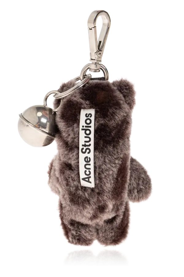 Acne Studios Bear-shaped Keychain - Brown