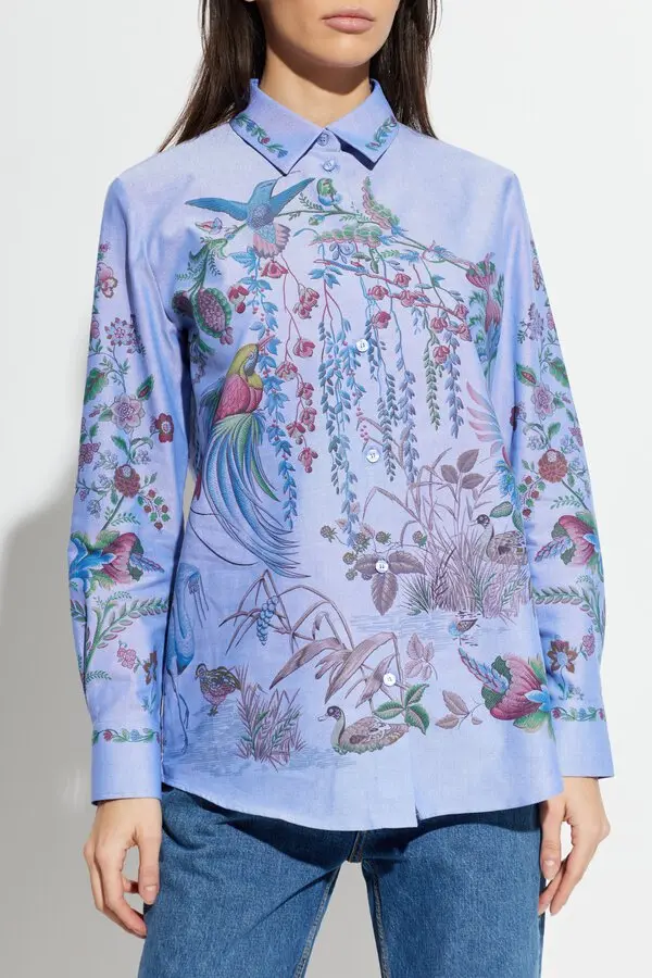 Etro Patterned Shirt - Blue