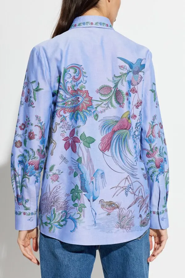 Etro Patterned Shirt - Blue