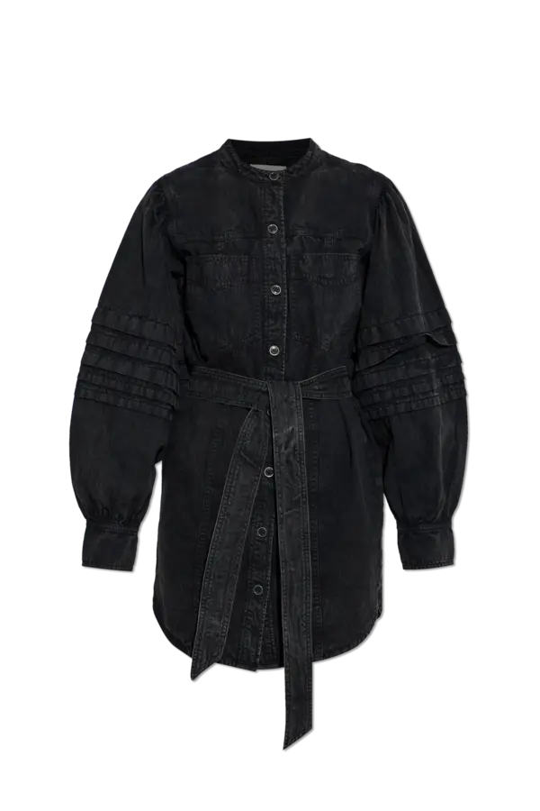MARANT ETOILE Moe Denim Dress - Black