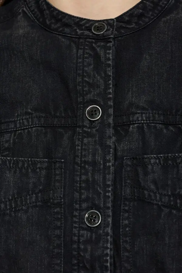 MARANT ETOILE Moe Denim Dress - Black