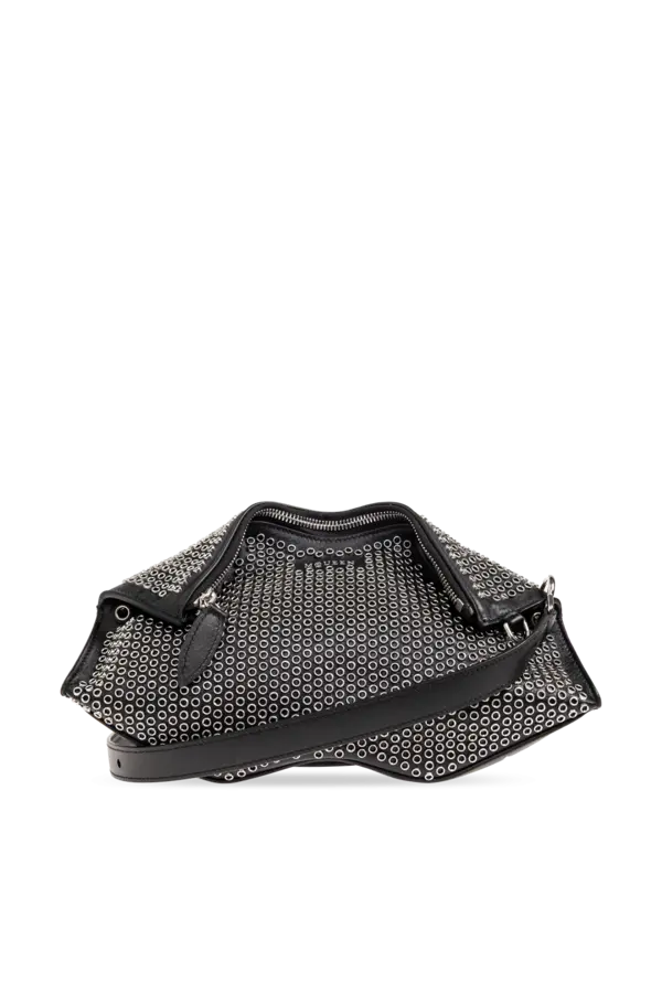 Alexander McQueen Manta Shoulder Bag - Silver