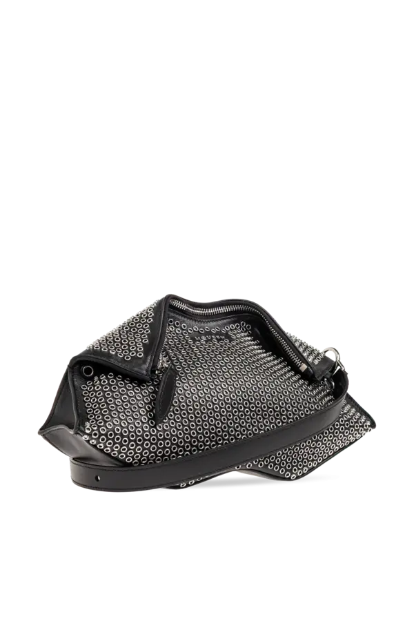 Alexander McQueen Manta Shoulder Bag - Silver