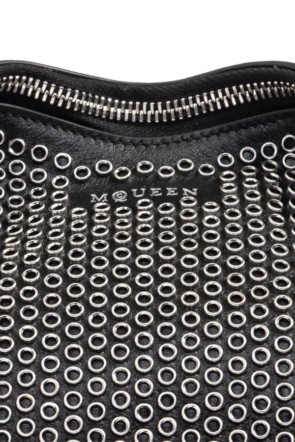 Alexander McQueen Manta Shoulder Bag - Silver