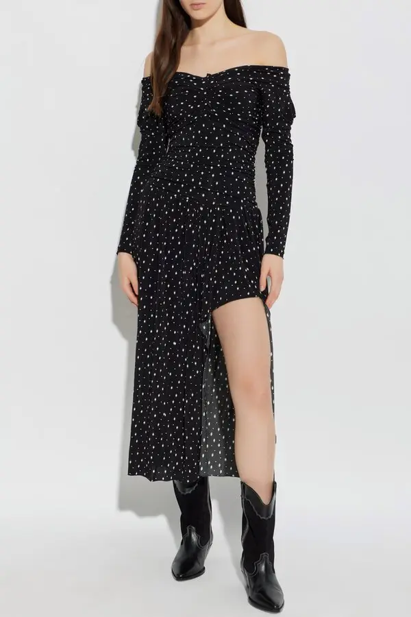 giovana midi dress Hillstone Block Print Midi Dress M / Multi