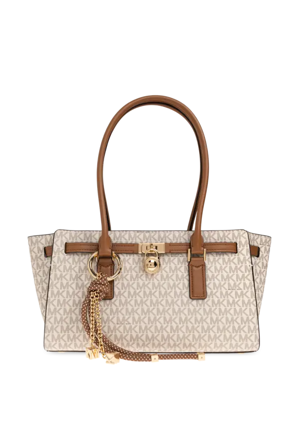 Michael Kors Hamilton Moderne Shoulder Bag - Cream