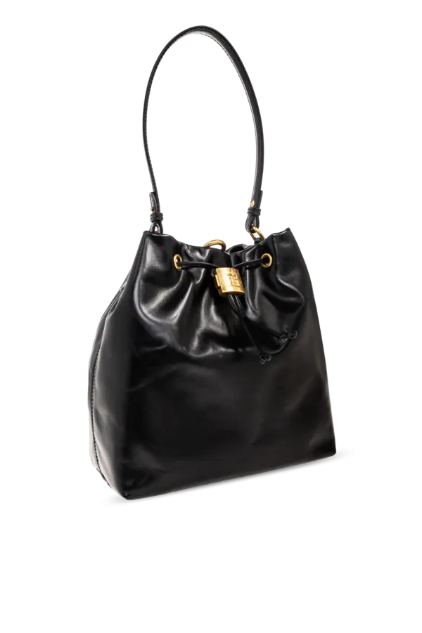 Balmain Leather Backpack - Black