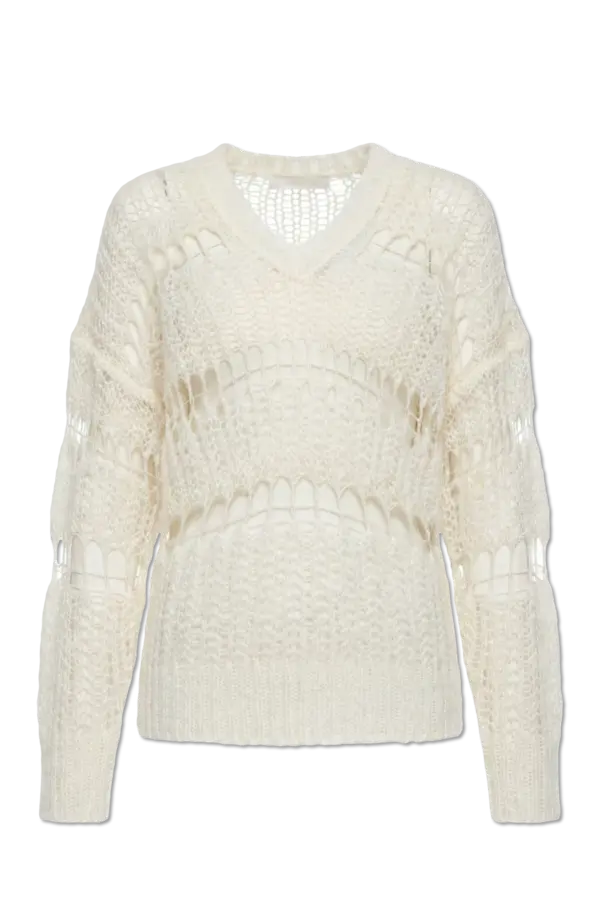 Fabiana Filippi Decorative Knit Sweater - Cream
