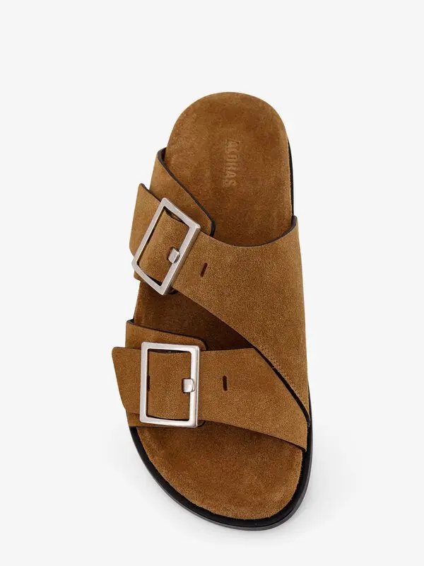 ALOHAS Alba Suede Sandals - Brown