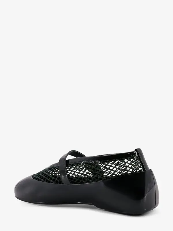 Alaïa Mesh And Rubber Ballerinas