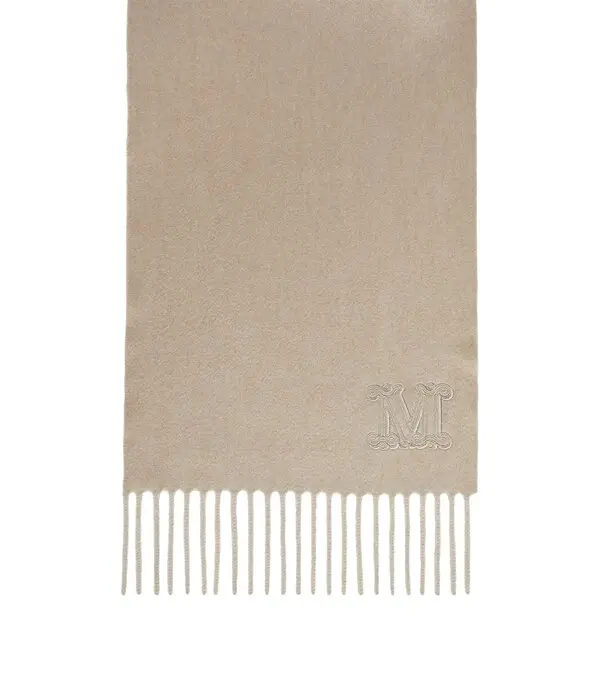 Max Mara Cashmere Square Scarf - Beige