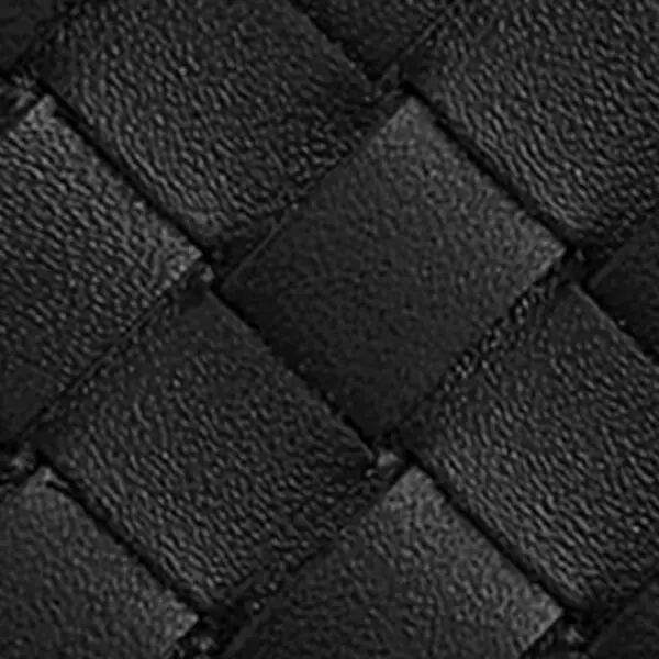 Bottega Veneta Leather Intrecciato Card Holder - Grey