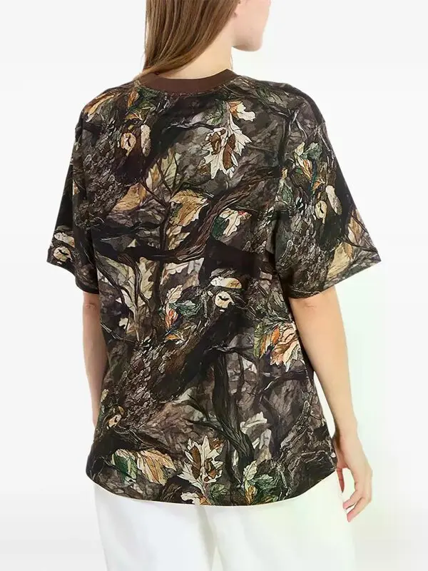 A BATHING APE Camouflage Ape Face T-shirt