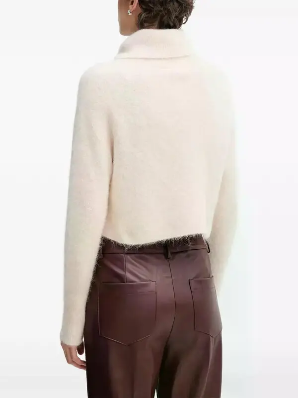 SANDRO FERRONE Roll-neck Sweater - Neutrals