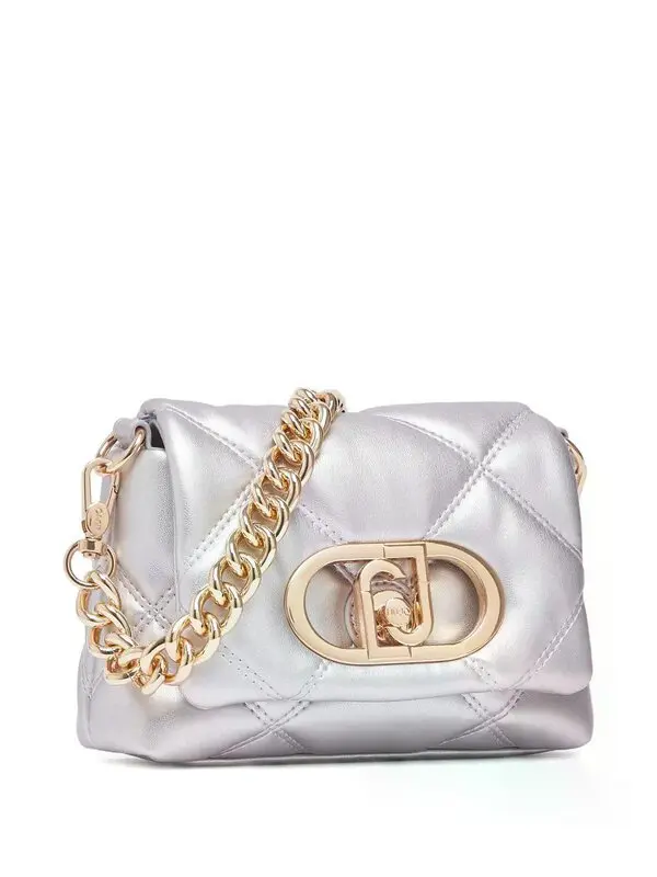 Liu Jo Small Quilted Shoulder Bag - Silver