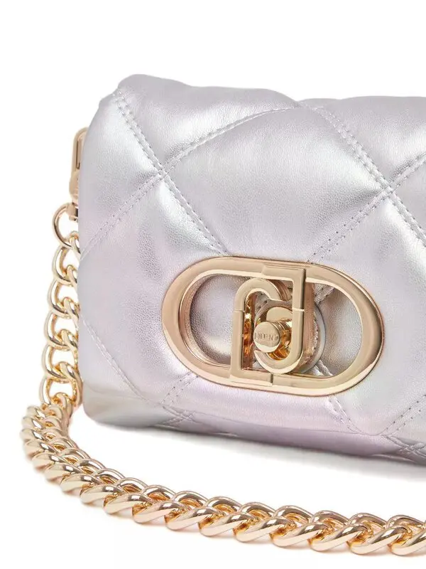 Liu Jo Small Quilted Shoulder Bag - Silver