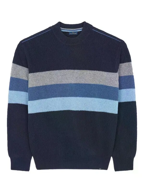 Paul & Shark Striped Crew-neck Sweater