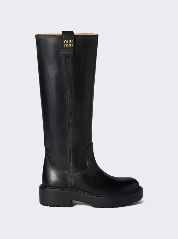 Miu Miu Leather Boots