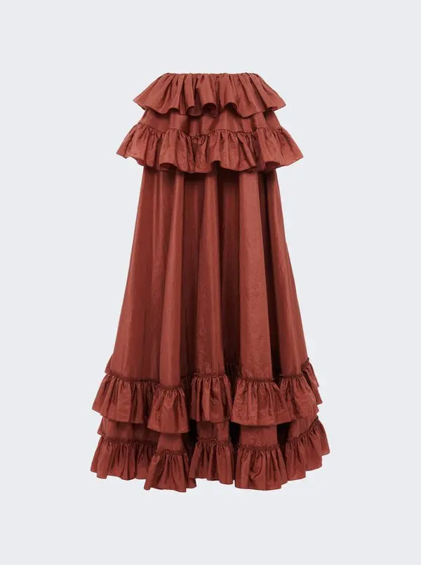 CHLOÃ© Ruffle Maxi Skirt