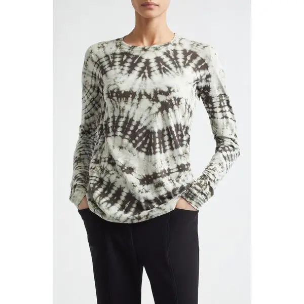 Proenza Schouler Mia Tie Dye T-shirt - Caper Multi