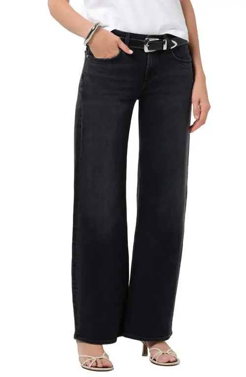 Citizens Of Humanity Nora Wide-leg Jeans - Cayeye Washed Black