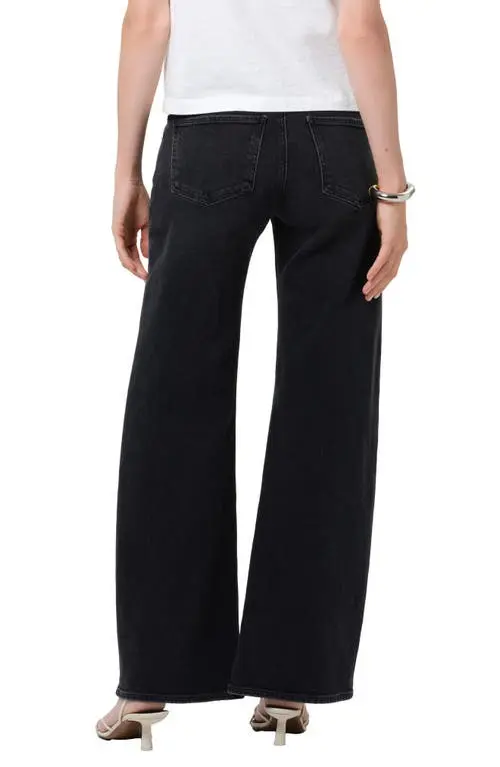 Citizens Of Humanity Nora Wide-leg Jeans - Cayeye Washed Black