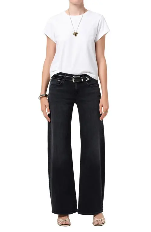 Citizens Of Humanity Nora Wide-leg Jeans - Cayeye Washed Black