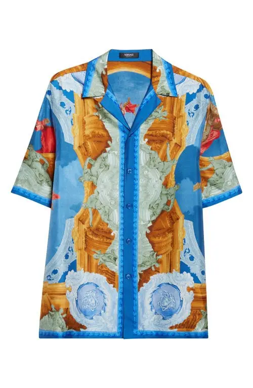 Versace Silk Camp Shirt