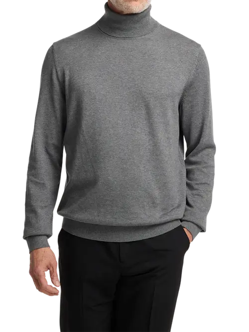 PAUL FREDRICK Supima Cotton Turtleneck