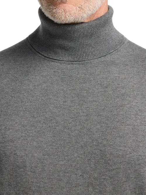 PAUL FREDRICK Supima Cotton Turtleneck