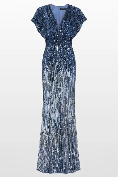 Jenny Packham Dusk Dress - Denim