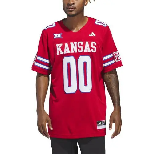 Adidas 00 Kansas Jayhawks Alternate Premier Jersey - Red