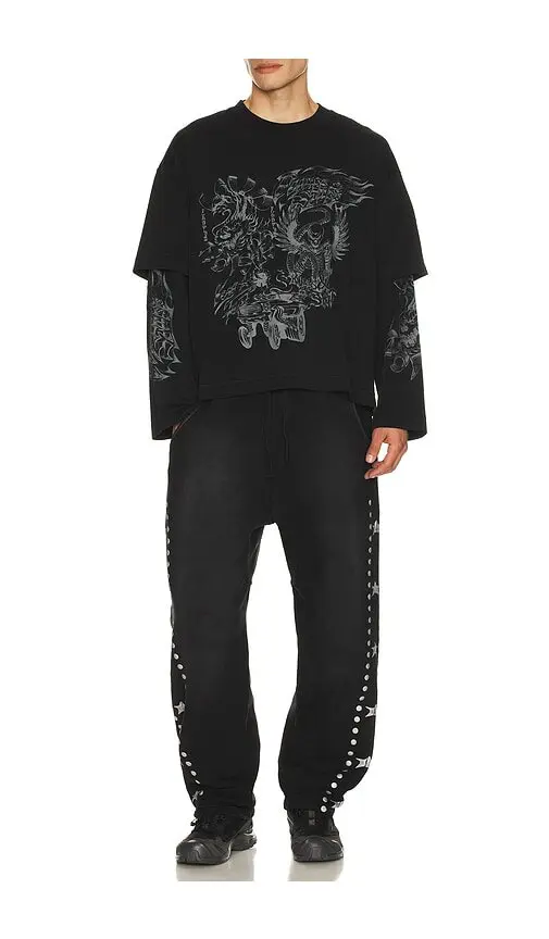 BARRIERS WORLDWIDE X Jimi Hendrix Buster Sweatpants In . Also