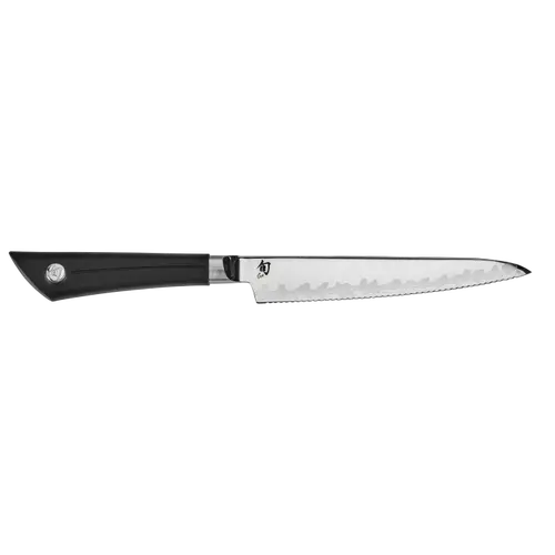 SHUN Sora 5.5 Inch Serrated Utility Knife - Textured