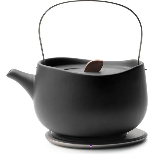 OHOM INC Leiph Self-heating Teapot Set - Inkstone Black
