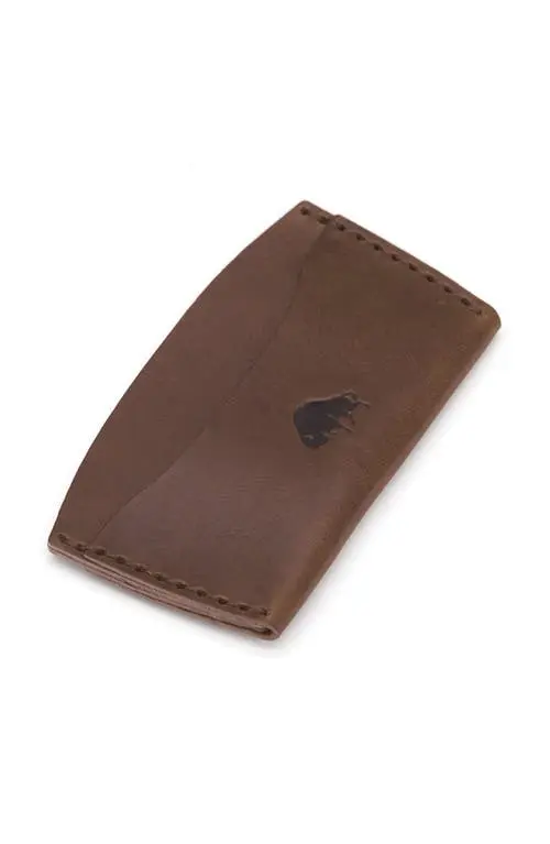 EZRA ARTHUR Classic Card Holder Wallet - Malbec