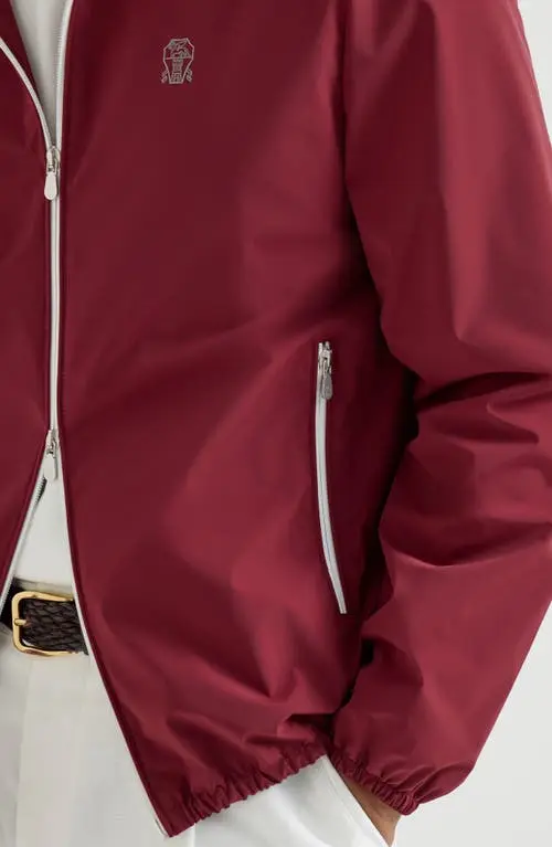 Brunello Cucinelli Nylon Jacket - Cherry
