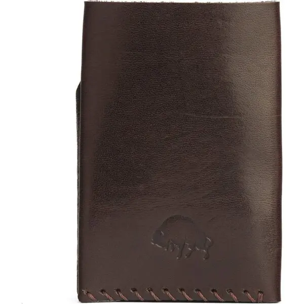 EZRA ARTHUR No. 2 Card Holder Wallet - Malbec