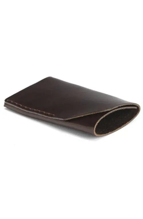 EZRA ARTHUR No. 2 Card Holder Wallet - Malbec