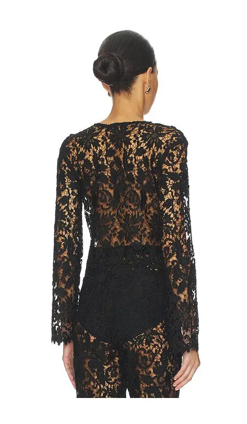 LA PORTE Coco Lace Cardigan